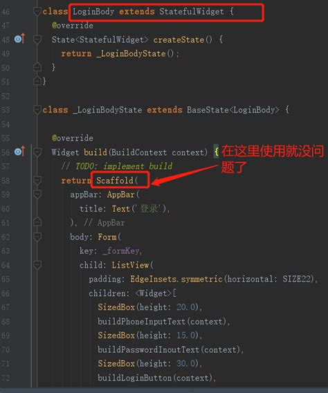 Flutter Navigator Operation Requested With A Context That Does Not