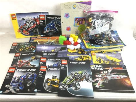 Lot Lego And Lego Technic Instruction Manuals