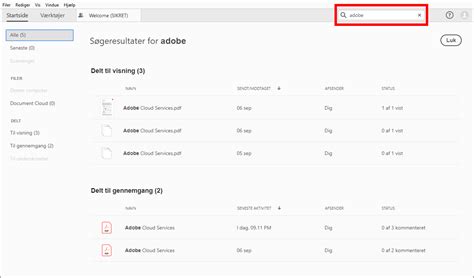 Det grundlæggende om Adobe Acrobat Workspace i Acrobat DC