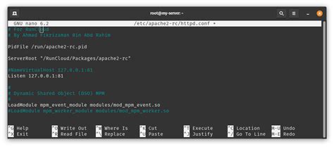 Cheat Sheet Apache Runcloud Docs