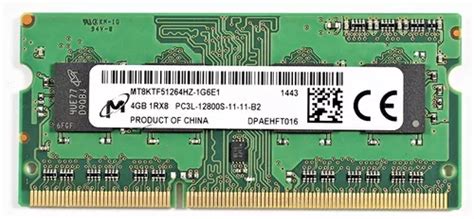 100 Memorias Ram Micron Ddr3 4gb Pc3l 12800s 1600 Mhz Envío Gratis