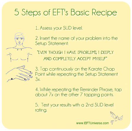 36 Setup Statements To Say While EFT Tapping EFT Universe
