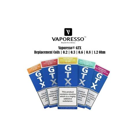 Vaporesso Gtx Replacement Coils Pack Lontech Shop