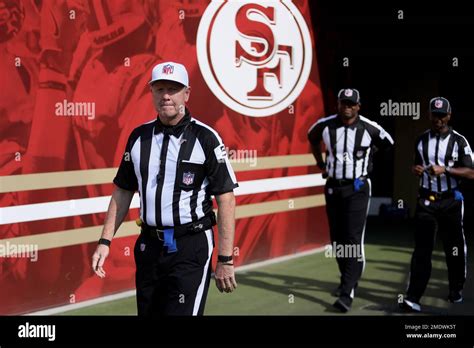Referee Carl Cheffers 51 Enters The Field During An Nfl Football Game