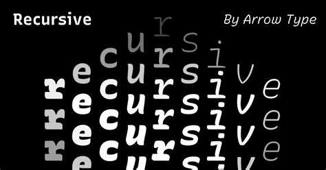Recursive Sans And Mono