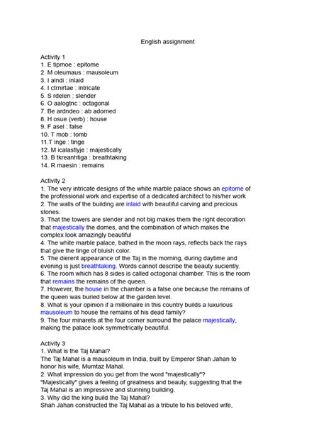 english assignment 1 pdf social science