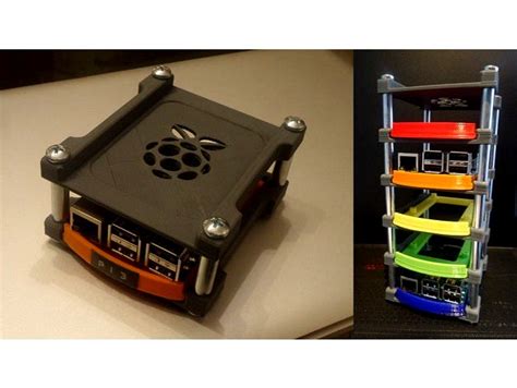 Raspberry Pi Rack Case Or Rack Cluster By Yooodaha 3d Model