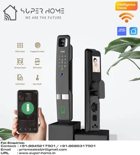 Superhome Smart 3d Face Detection Door Lock Biometric At Best Price In