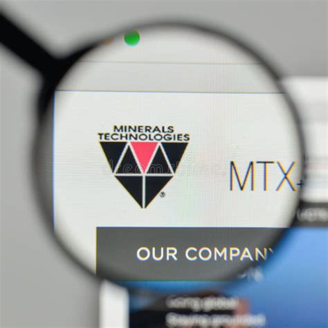Milan Italy November 1 2017 Minerals Technologies Logo On T Editorial Photography Image