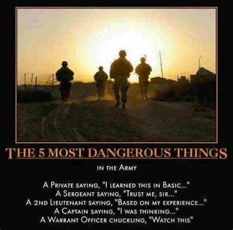 The Five Most Dangerous Things In The Army Bayourenaissanceman Com