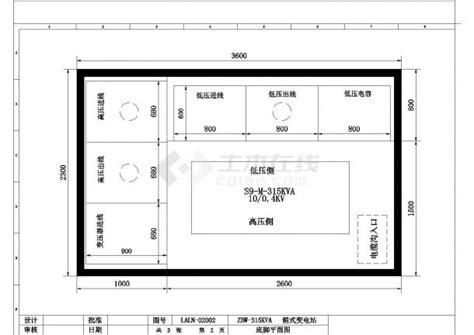 某欧式箱变315kva标准图土木在线