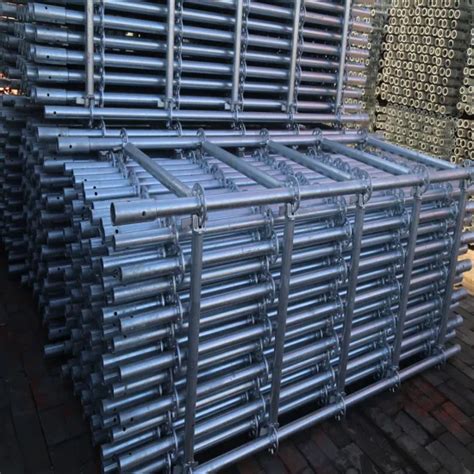 Hot DIP Galvanized Ringlock System Scaffolding Vertical Standard Scaffold Ledger Scaffolding