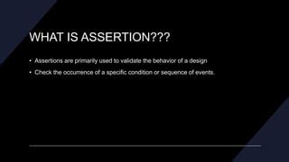 Assertion Pptx