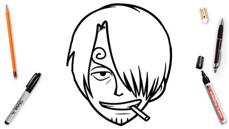 How To Draw Sanji Easy Step By Step Sanji From One Piece Drawing Tutorial Youtube