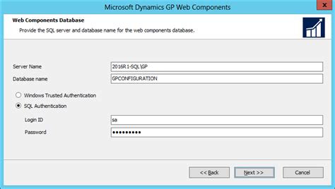 Hands On With Microsoft Dynamics Gp 2016 R1 Install Sba Web Components