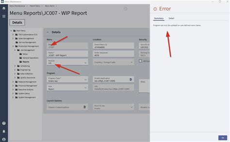 Menuid Field Character Limit Needs To Be Expanded Kinetic Erp Epicor User Help Forum