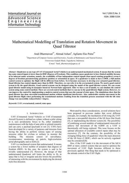 A Bionic Gait Programming Algorithm For Hexapod Robot