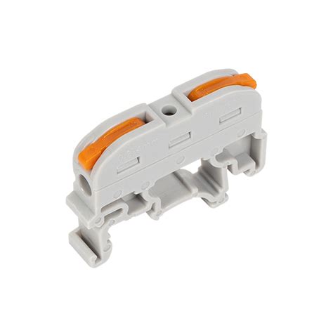 terminal for din rail 1 input 1 output 4mm2 elmark