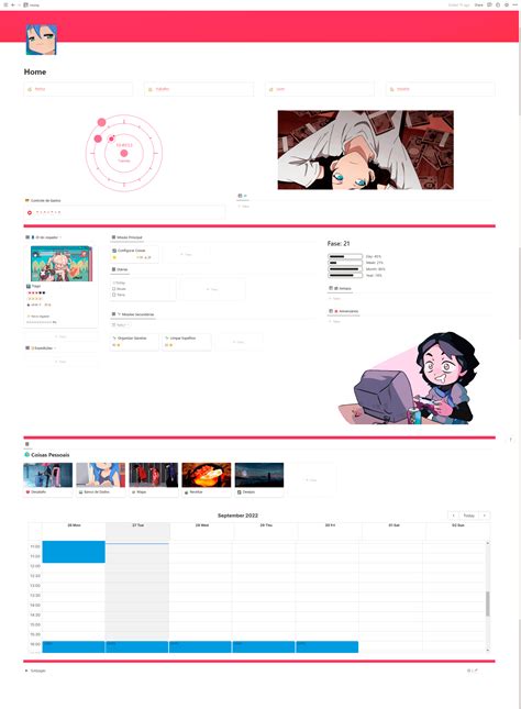 i wanted to show some improvements i ve made to my notion it looks simple and kinda comfy to me