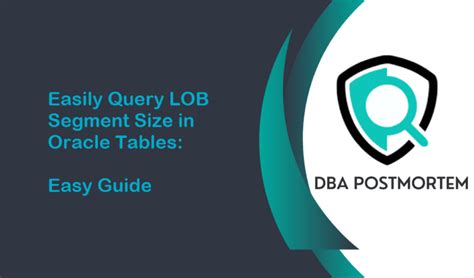 Easily Query Lob Segment Size In Oracle Tables Easy Guide