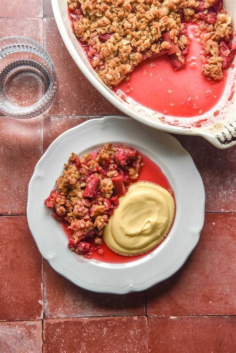 Gluten Free Rhubarb Crumble George Eats