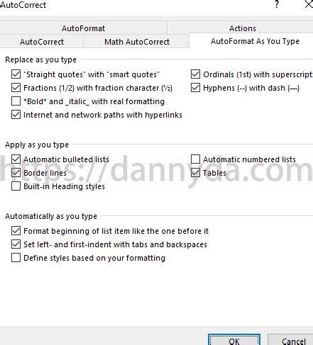 How To Stop Disable Skip Turn Off Automatic Numbering In Microsoft Word Temporarily