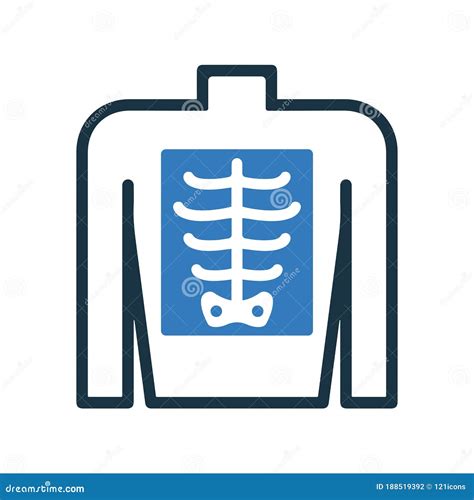 Radiology Vector Illustration Flat Tiny Xray Skeleton Bones Person