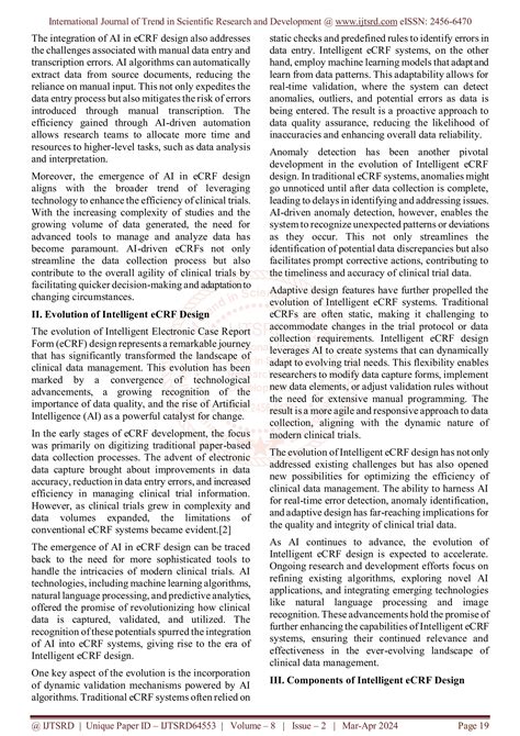 Intelligent Ecrf Design Improving Data Quality With Ai Pdf