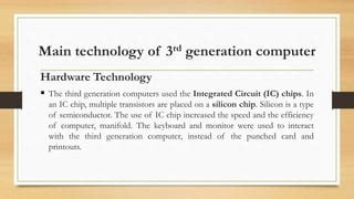 Rd Generation Of Computer Pptx