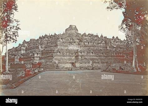 Borobudur Seen From The Northwest Indonesia Possibly Kassian Céphas