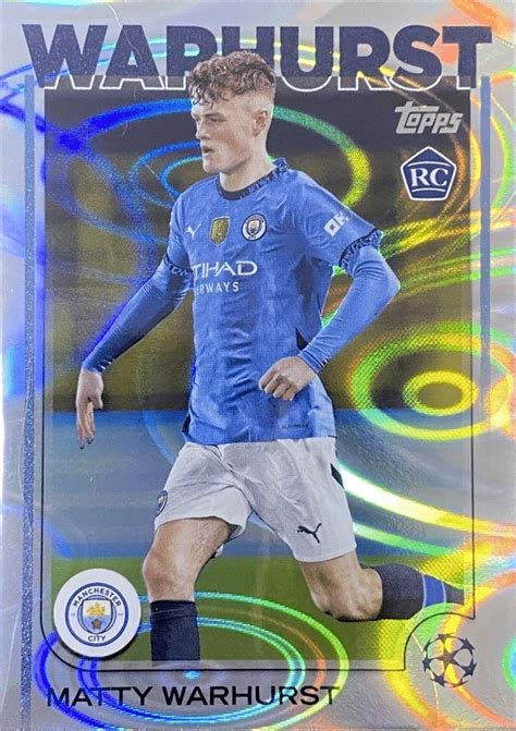 Soccer Future Watch Matty Warhurst Soccer Cards Manchester City