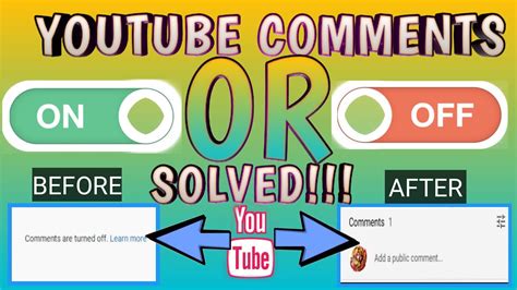 HOW TO TURN ON COMMENTS ON YOUTUBE YouTube