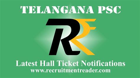 Tspsc Hall Ticket 2023 Horticulture Officer Exam Recruitment Reader