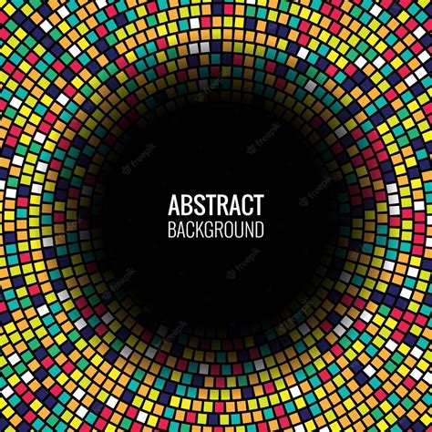 Free Vector Abstract Colorful Mosaic Background Vector