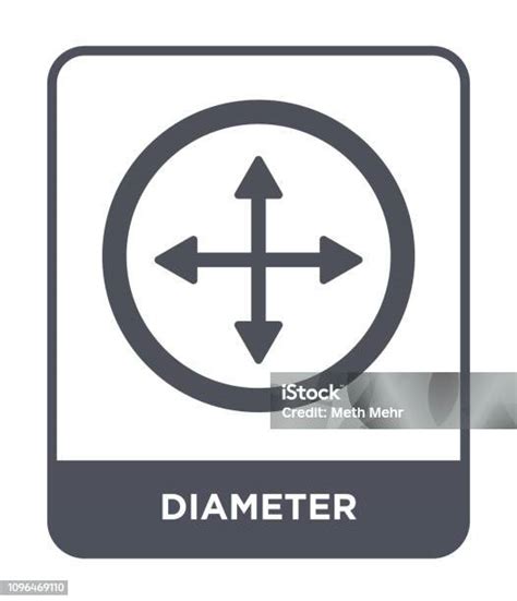 흰색 바탕에 직경 아이콘 벡터 직경 유행 채워진 도형 컬렉션에서 아이콘 아이콘에 대한 스톡 벡터 아트 및 기타 이미지 아이콘