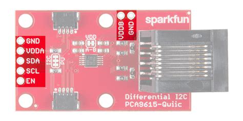 Qwiic Differential I2c Bus Extender Pca9615 Hookup Guide Sparkfun Learn