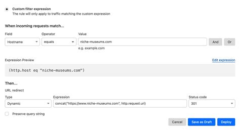 Cloudflare Redirect Rules With Dynamic Expressions Simon Willisons Tils