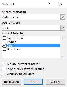 How To Use The Subtotal Tool
