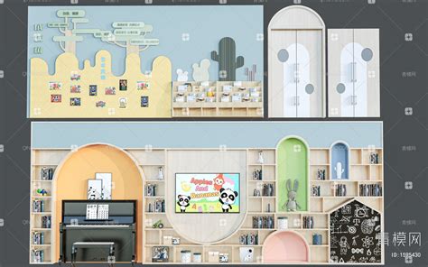 【儿童书柜 儿童书架 儿童家具 幼儿园门su模型】 现代su80enscape有儿童书柜 儿童书架 儿童家具 幼儿园门su模型下载 Id1595430 免费su模型库 青模su模型网