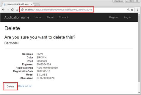 Simple Crud Operation Using Aspnet Mvc And Mongodb