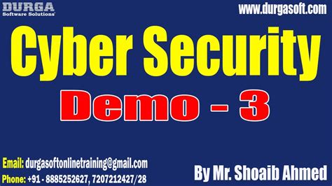 Cyber Security Tutorials Demo 3 By Mr Shoaib Ahmed On 24 07