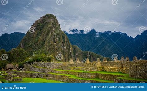 Royal Palace And The Acllahuasi Of The Incas In Machu Picchu Peru Stock Image Image Of Machu