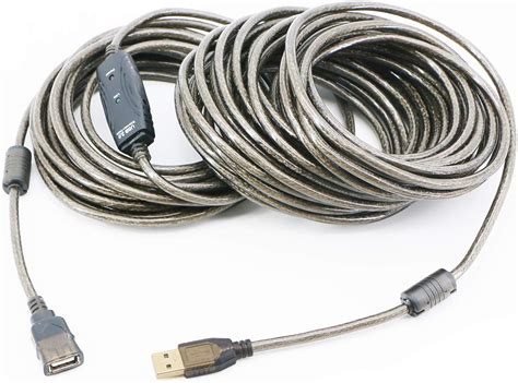 Amazon Com PASOW USB 2 0 A Male To A Female Extension Cable USB Active Repeater Cord With Built