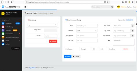 Aplikasi Peminjaman Barang Dengan Php Riset