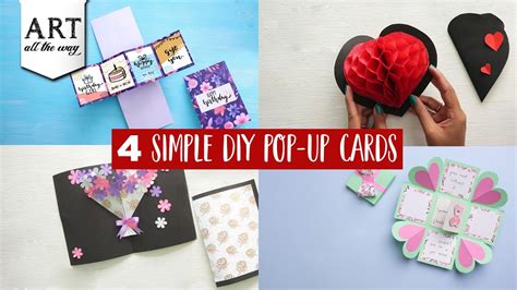 Cách làm thẻ pop up handmade đơn giản Hướng dẫn DIY Chùa Phước Huệ