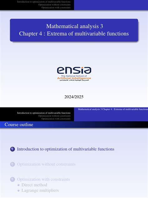 Extrema Of Multivariable Functions Pdf Mathematical Optimization Mathematics Of Computing