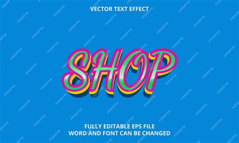 Premium Vector Editable 3d Text Effect Style Vector