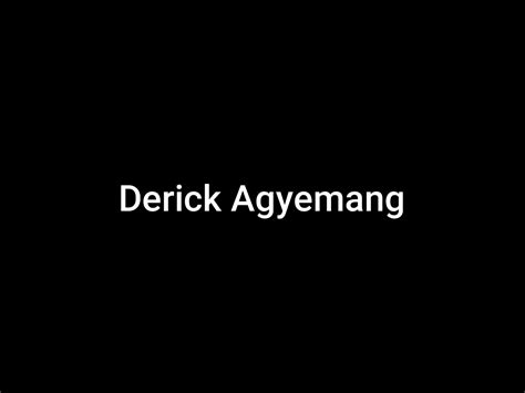 Derick Agyemang Demo
