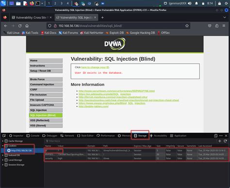 Dvwa Blind Sql Injection High Level Include