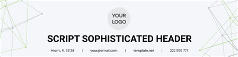 Script Sophisticated Header Template Edit Online And Download Example